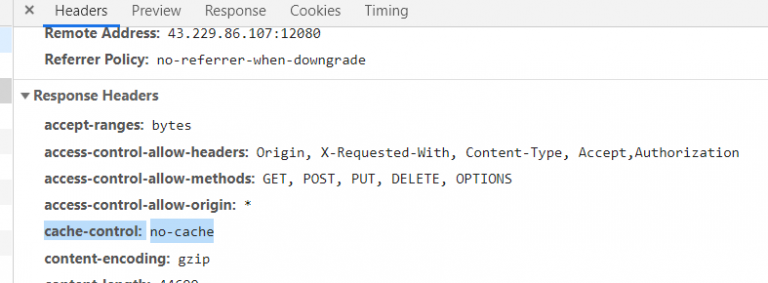 Disable Browser Caching for files requested from IIS - Tetherfi - Documentation